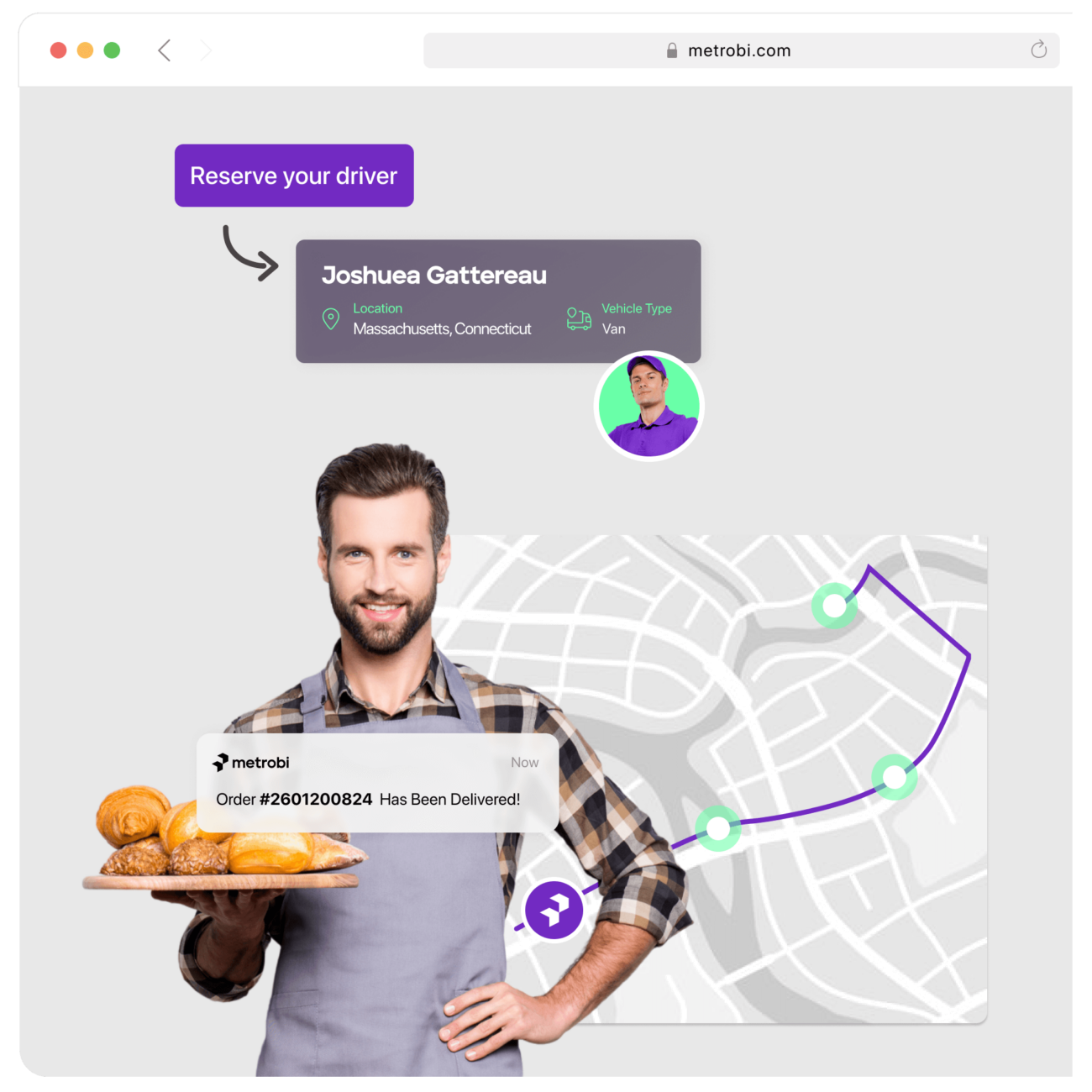 Reliable and On-time Delivery Service for Bakeries