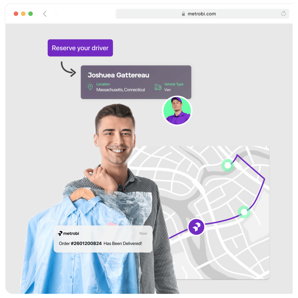 Reliable & On-time Delivery Service for Laundromats