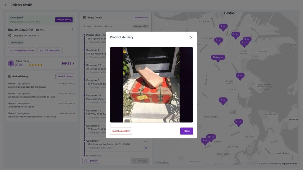 Metrobi Local Delivery Courier Service for Businesses