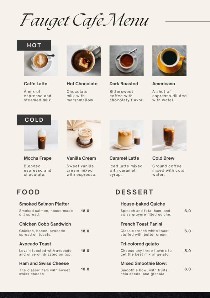 12 Best Catering Menu Examples With Free Menu Templates
