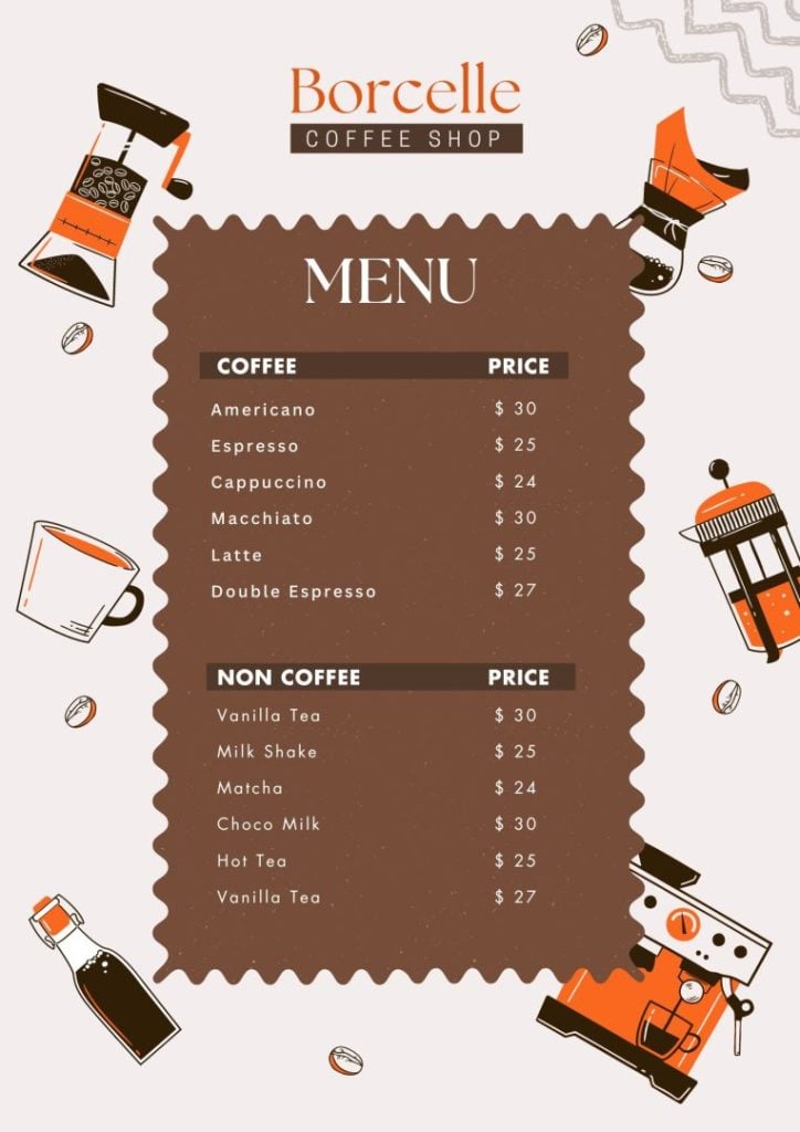 10 Best Coffee Shop Menu Templates and Examples (Free)