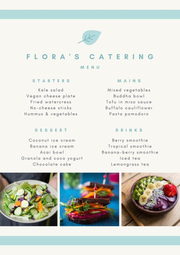 12 Best Catering Menu Examples With Free Menu Templates
