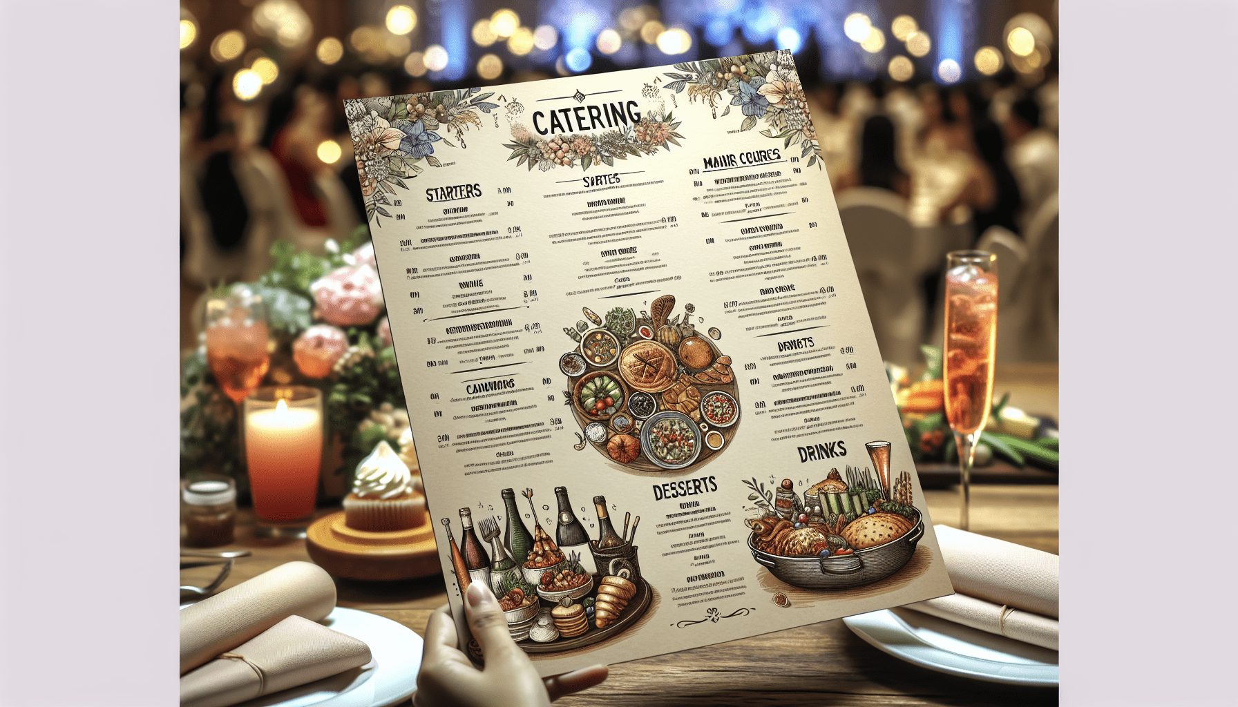 What Is a Catering Menu? Essentials of a Catering Menu.