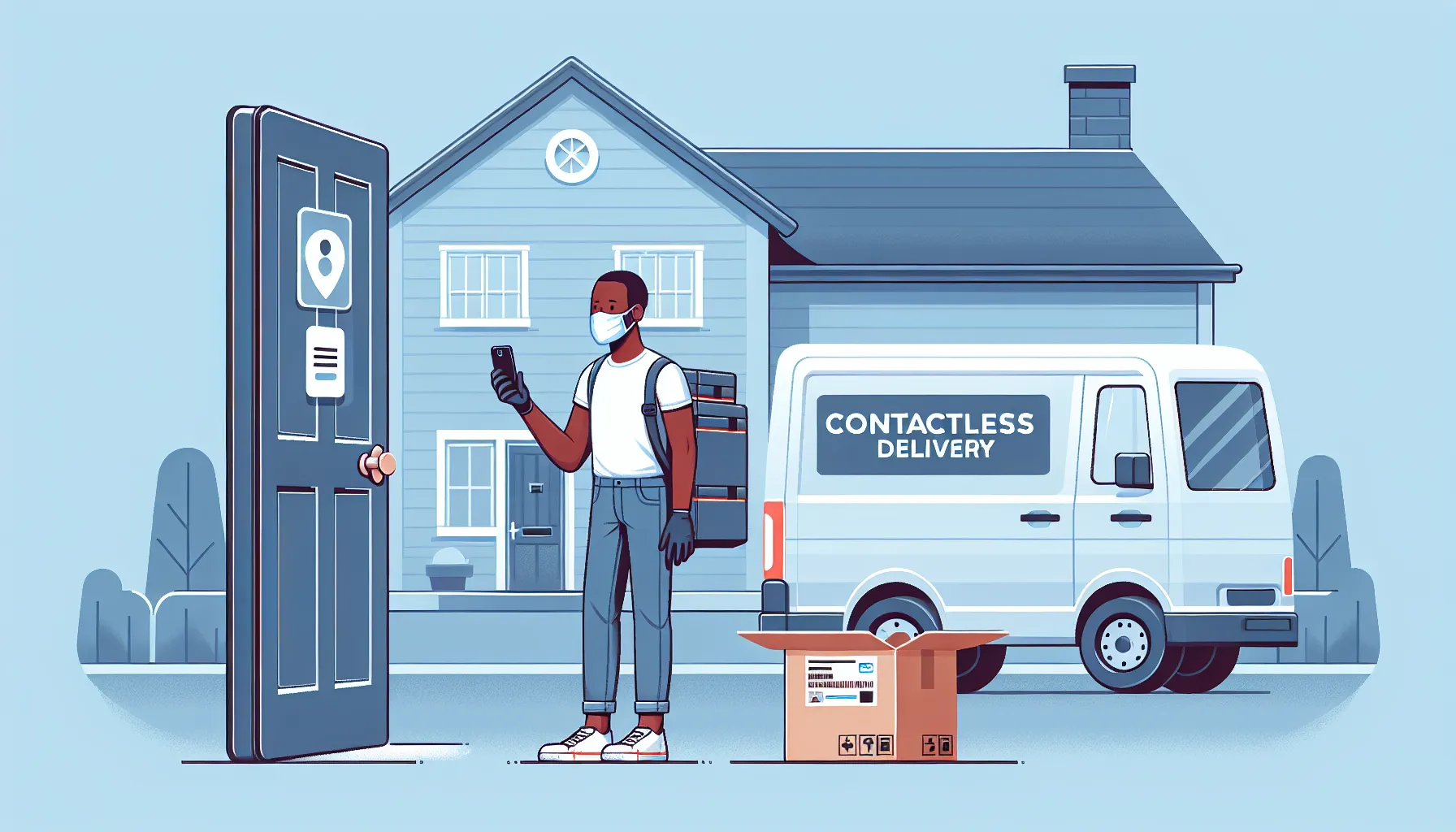 What is contactless delivery?