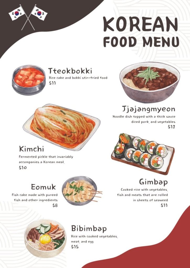 10 best food truck menu design ideas