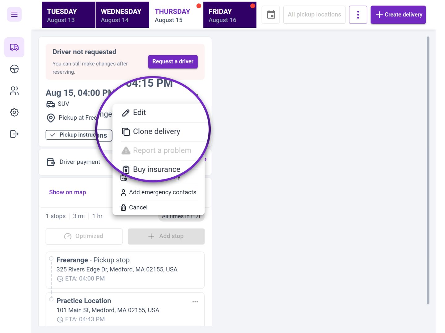 Metrobi Features: All in one delivery management solution