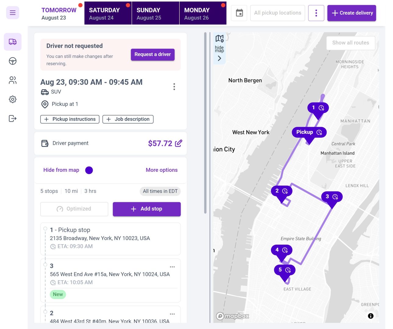 Metrobi Features: All in one delivery management solution