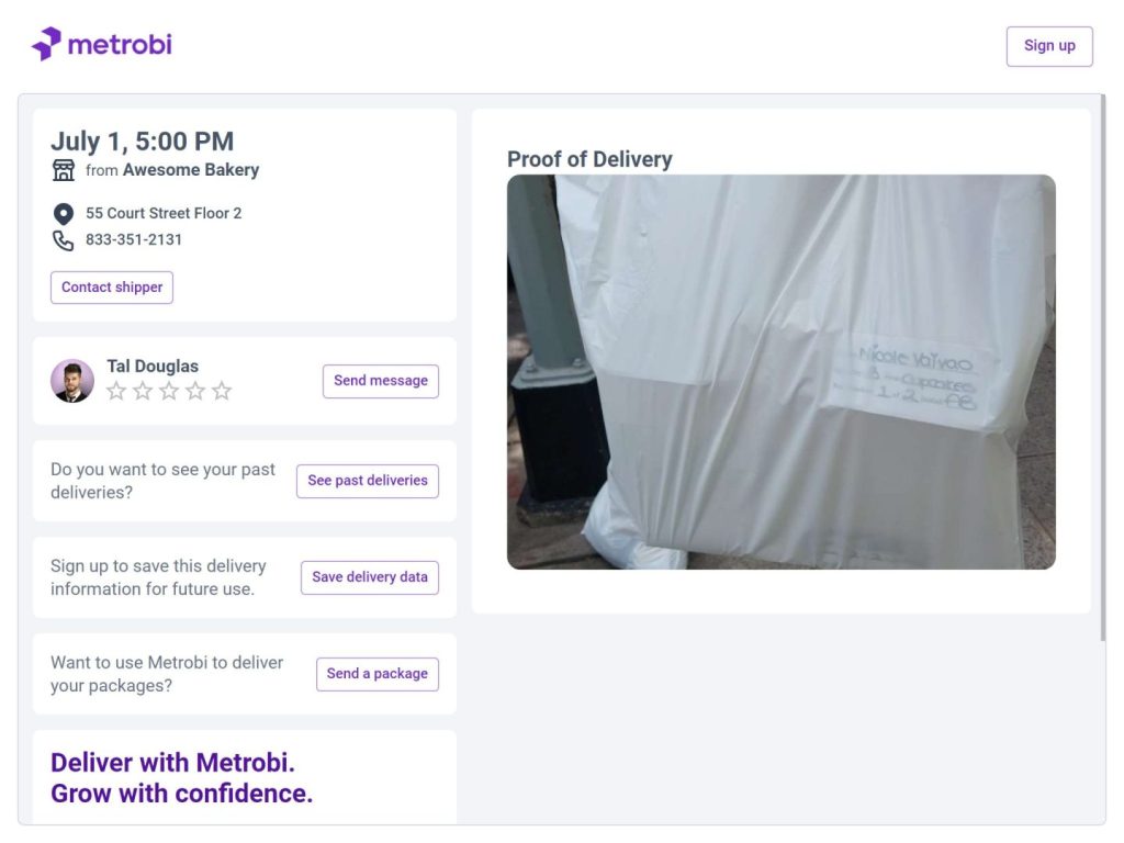Metrobi Features: All in one delivery management solution